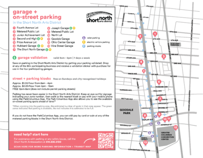 Short North Arts District Parking + Transit - Short North, Columbus Ohio